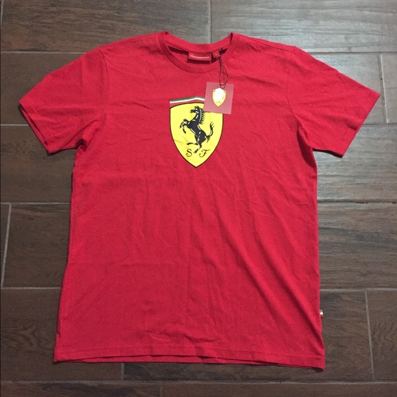 Ferrari | Shirts | Ferrari Brand New Red Logo T Shirt Size Large | Poshmark